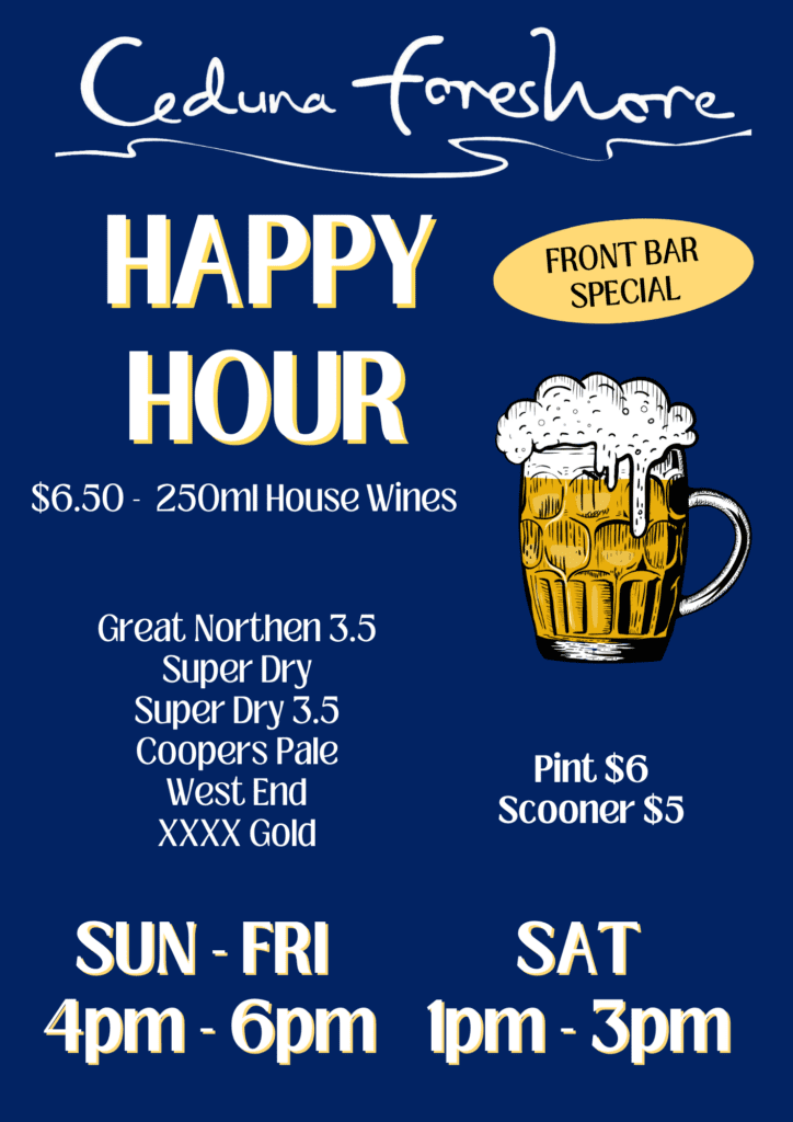 What's On - Ceduna Foreshore Hotel Motel